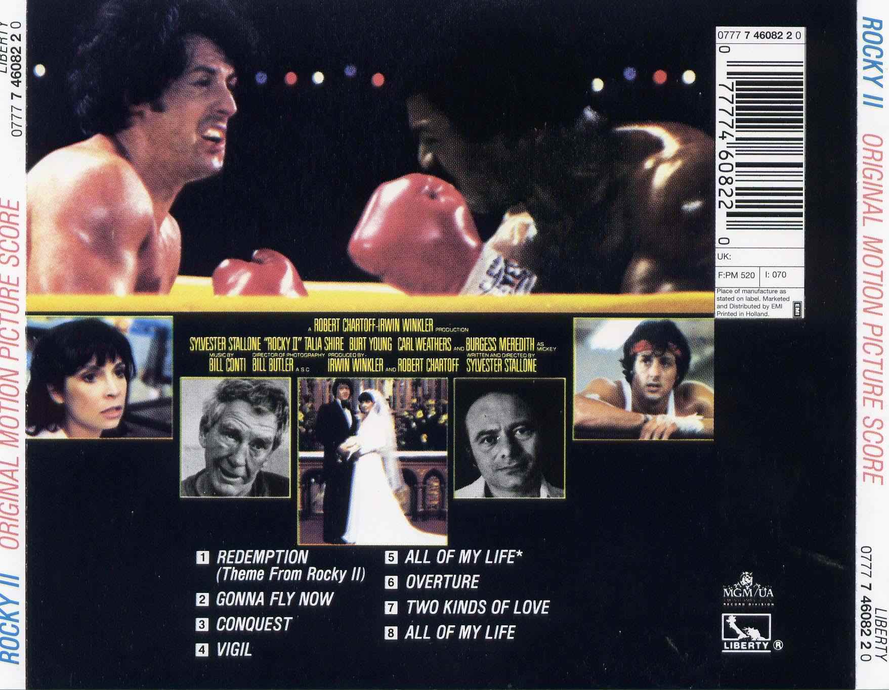 Rocky II : Back | CD Covers | Cover Century | Over 1.000.000 Album Art ...